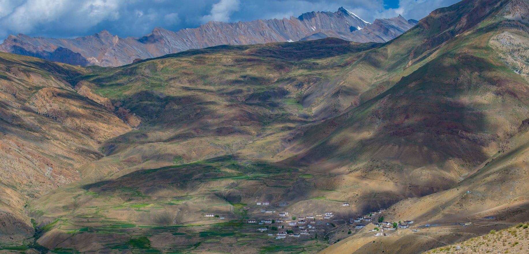 Ropeway ride across Parilungbo Canyon - Chicham - Spiti Valley - India