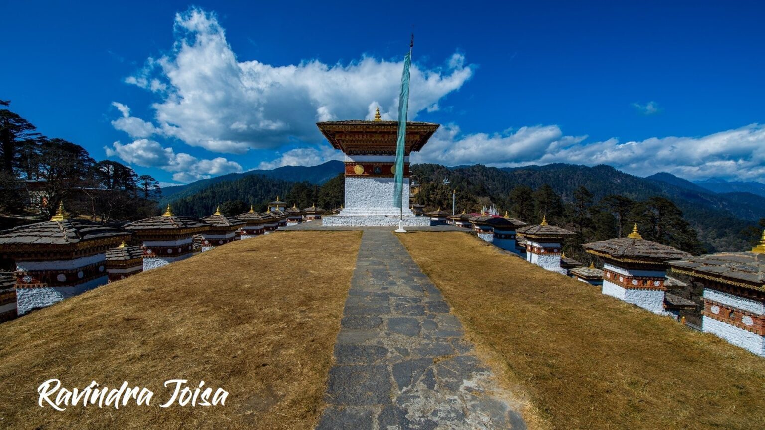 Dochula Pass, Bhutan - Beautiful Panoramic Himalayan View - Ravindra Joisa