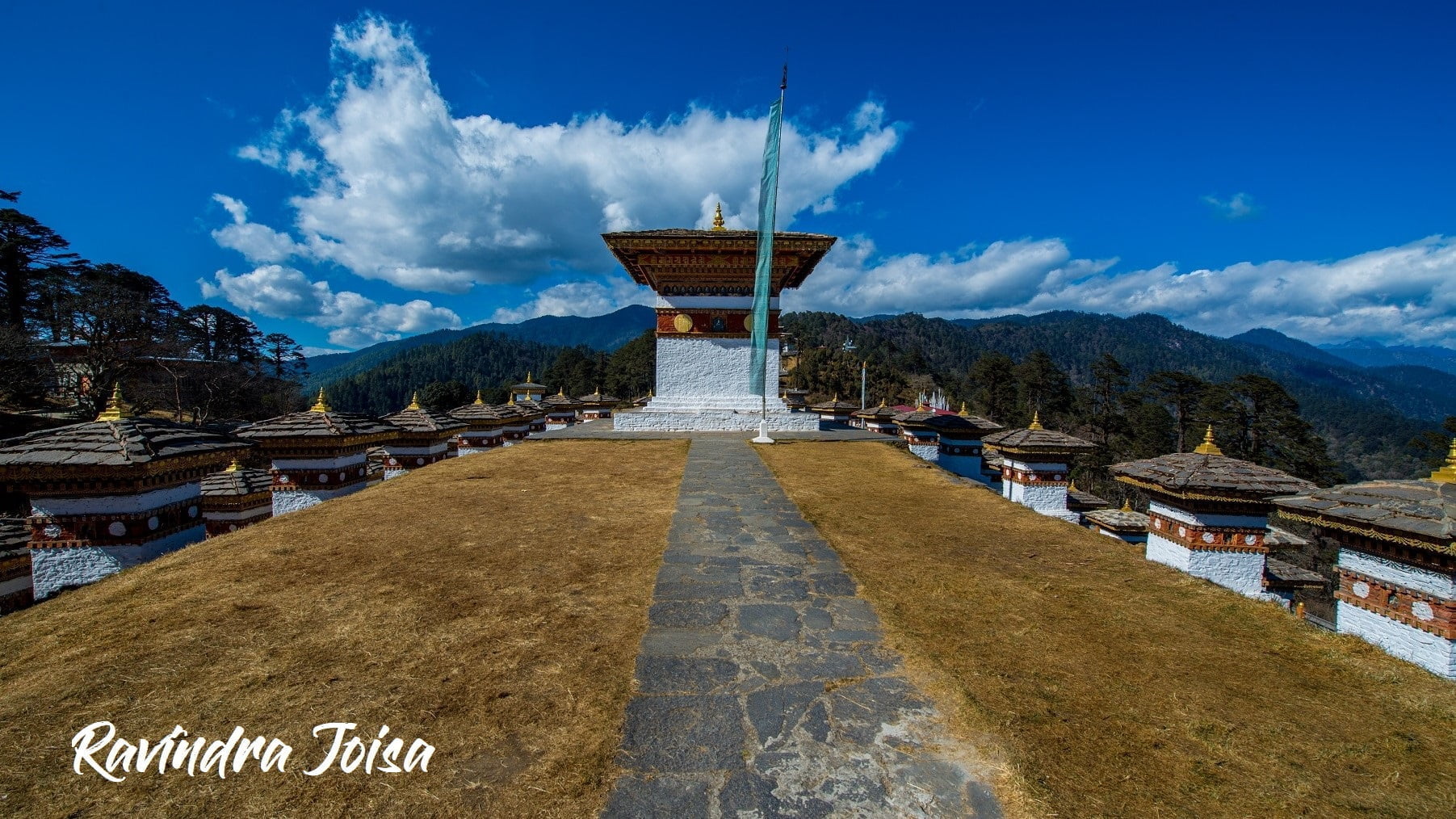 Dochula Pass, Bhutan - Beautiful Panoramic Himalayan View - Ravindra Joisa